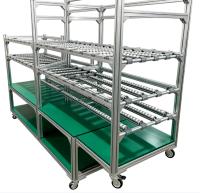 China Fluent Strip And Anti-static Surface Integrated Composite Turnover Rack  Integrated Workstation Material Rack for sale
