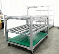 China Multi-level Staggered Overload Flexible Storage Rack  Special Mobile Storage Rack For Large Quantities Of Materials Caching for sale