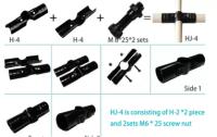 China Metal Pipe Connectors Manufactured Using Stamping Polishing And Plating Processes Ensuring Durable And Stable Pipe Rack System Fittings for sale