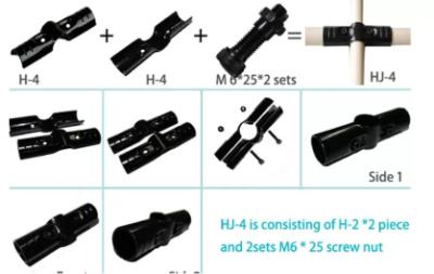 China Metal Pipe Connectors Manufactured Using Stamping Polishing And Plating Processes Ensuring Durable And Stable Pipe Rack System Fittings for sale