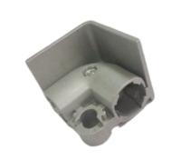 China Durable Aluminum Tubing Joints AL-37 Turtle Car Tee Featuring Baffle Connection Anodized Finish for Performance for sale
