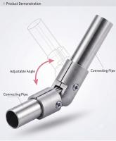 China Industrial Die Casting Rotatable Aluminum Tubing Joints with Anodic Oxidation for Assembly Line and Storage Racks for sale