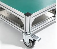 China MGX‑A Aluminum ESD Mobile Trolley, Anti‑Static Work Cart for Factory Workshop, Smooth Rolling Lockable Casters, Custom Sizes Available for sale
