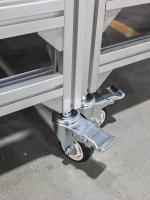 China MGX‑A Aluminum ESD Mobile Trolley, Anti‑Static Work Cart for Factory Workshop, Smooth Rolling Lockable Casters, Custom Sizes Available for sale