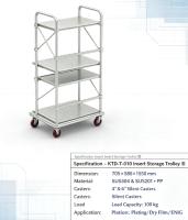 China KTD‑T‑010 Insert Storage Trolley Ⅲ, PCB Storage Trolley for Plating Dry‑Film ENIG Process for sale