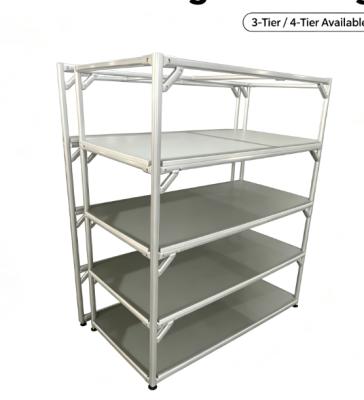 China Aluminum Profile ESD Workbench, Multi-layer Anti-static Work Table For Electronic Workshop for sale