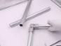 China Silver Anodized Aluminum Tubing Joints AL30 Die Casting Pipe Connectors Offering High Strength and Corrosion Resistance for Industrial for sale