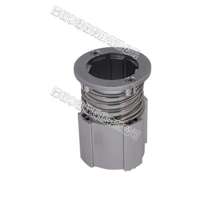 China AL-57 Anodizing Female Aluminum Tubing Connectors Fitting Joint Of Pipe Rack System for sale