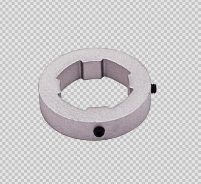China AL_19 Anodizing Silver Outer Aluminium Tube Joiners Connect Two Pipes Die Casting for sale