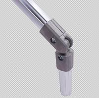 China Die Casting AL-30 Aluminum Pipe Joint with Silver Anodized Aluminium Tube Connector for Lean Tube Systems for sale