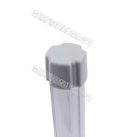 China PVC Plastic Cap Aluminum Pipe Fitting AL-80 Outer Type AL-2812 For Workbench for sale