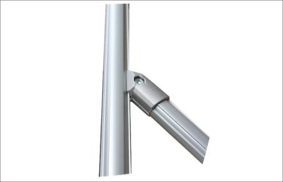 China 45 Degree Reusable Aluminum Square Tubing Joints With Oxidation Surface Treatment for sale