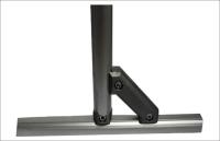 China Two Side 45 Degree Aluminum Tubing Joints Slivery Anodic Oxidation Treatment for sale