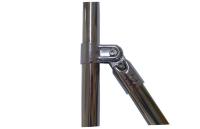 China High Intensity Nickel / Chrome Plated Pipe Fittings For Lean Pipe Rack for sale