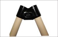 China Durable Metal Pipe Connectors Made from 23mm Thick SPCC Steel with Protective Electrophoresis and Zinc Nickel Chrome Plating Surface Treatments for sale
