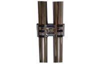 China SPCC Steel Flexible Zinc / Chrome Pipe Connectors By Bolt And Nut for sale