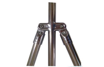 China Eco - Friendly Chrome Pipe Connectors Dia 28mm Pipe Fittings Black for sale