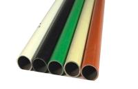China Flexible Industrial Plastic Coated Steel Pipe 23mm 24mm And Pipe Rack System for sale