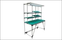 China 1mm Thickness Coated Flow Pipe Workbench , Steel Plastic Composite Pipe Workstation for sale