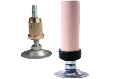 China Flexible Plastic Coated Steel Pipe Rack Fittings Metal Tube Plugs for sale