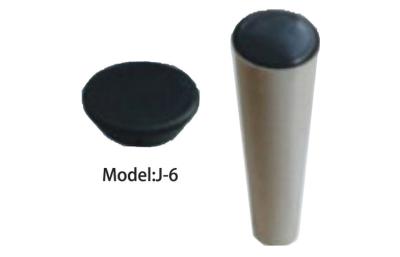 China Black PP Male Pipe Rack Fittings Round Tube Plastic Inserts for sale