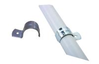 China Stamping Heavy Duty Pipe Clamp Single Side Retainer For Lean Pipe for sale