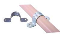 China ABS Coated Steel Pipe Rack Fittings Adjustable Pipe Clamps for sale