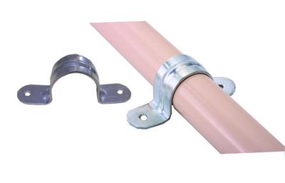 China ABS Coated Steel Pipe Rack Fittings Adjustable Pipe Clamps for sale