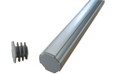 China Grey Male Metal Pipe Fittings PP Top Cap For Aluminum Alloy Pipe for sale