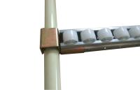 China SPCC Steel Sliding Roller Track For 38Mm Width Roller Track On Flow Pipe Rack for sale