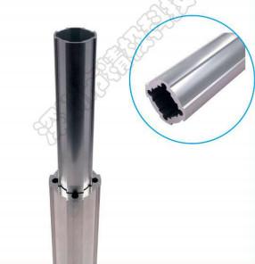 China Alloy AL-43D Material 6063-T5 Aluminium Tube Joints Andoic Oxidation for sale