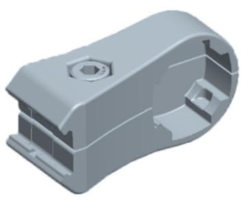 China ADC-12 Silvery Joints Aluminum Tube Accessories AL-59 for sale