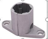China AL-33 Alloy 6063-T5 Aluminum Pipe Connector For Aluminum Pipe Diameter 28mm for sale