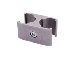 China ISO9001 Certified Die Casting Anodizing Silver Aluminum Pipe Joint for Lean Tube Systems and Industrial Workstations for sale