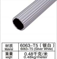 China 6063-T5 AL-R Dia 28mm Aluminum Alloy Pipe Logistic Rack Round for sale