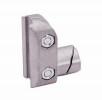 China Claw Head Sliver White Alloy Aluminum Tube Joints For Connect Two Pipes for sale
