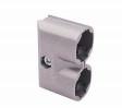 China ADC-12 Parallel Aluminum Pipe Joints AL9 For Connect Three Pipes for sale
