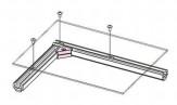 China Die Casting Aluminum Tube Joint 28mm Diameter with Sandblasting Treatment for Pipe Rack Systems for sale
