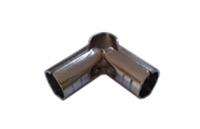 China 2.5mm Thickness SPCC Steel Chrome Pipe Connectors For Racking System for sale