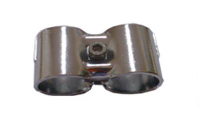 China Dia 28mm Chrome Pipe Connectors 2.5mm Thickness For Shelves for sale