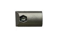 China Dia 28mm Aluminum Tubing Connectors , Female Claw Tee Type Outer Connector for sale