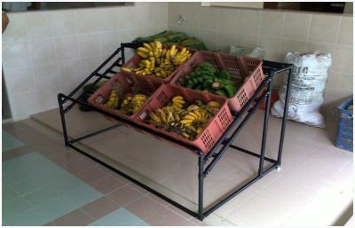 China Gravity Flexible Steel Pipe Rack Assemble by Lean Pipe  and Pipe Joint for sale