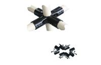 China 5 Way Plastic Coated Metal Pipe Connectors , 2.5mm Thickness Cold - Roll Steel Plate for sale