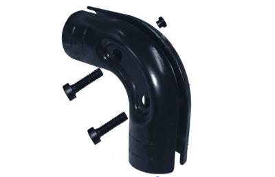 China 90 Degree Angle Metal Pipe Connectors , High Intensity Elbow Pipe Rack Joints for sale
