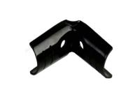 China Black Elbow Pipe Jack Joint 28mm Diameter Metal Joint for Pipe Rack System for sale