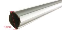 China Max OD 43MM Aluminium Alloy Pipe Lean Tube 2.3 mm Thickness Wall 6063-T5 for sale