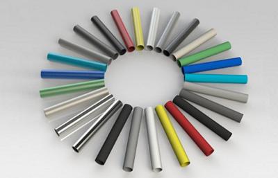 China Cold Roll Round Lean Plastic Coated Steel Tube To Assemble Pipe And Joint System for sale