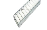 China Iron Frame 60mm Sliding Door Roller Track 15mm Wheel Diameter , White Wheels for sale