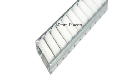 China Iron Frame 60mm Sliding Door Roller Track 15mm Wheel Diameter , White Wheels for sale