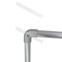 China 90 Degree Right Angle Aluminum Alloy Joint Outer Joint Aluminum Tube Joints AL-2 for sale